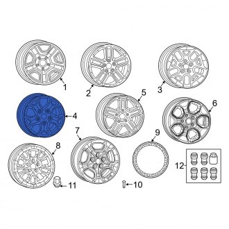 Jeep OEM Wheels | Original Steel & Alloy Wheels — CARiD.com
