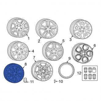Jeep Wrangler OEM Wheels - Original Steel & Alloy Wheels | CARiD
