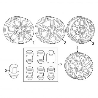 2021 Jeep Wrangler Replacement Factory Wheels & Rims | CARiD