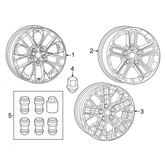 2020 Jeep Wrangler Replacement Factory Wheels & Rims | CARiD