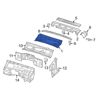 Jeep Gladiator Cowl Panels & Parts | Vent Grills — CARiD.com