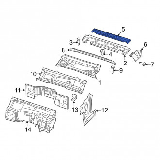 Jeep Gladiator Cowl Panels & Parts | Vent Grills — CARiD.com