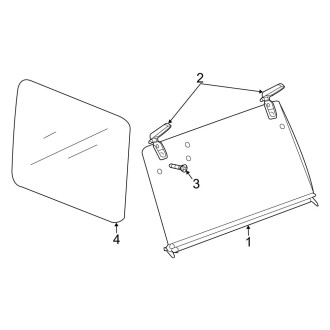 2021 Jeep Wrangler OEM Glass - Windshields, Door Glass | CARiD