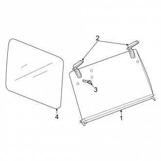 2021 Jeep Wrangler OEM Glass | Windshields, Door Glass — CARiD.com