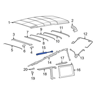 Jeep Gladiator Convertible Tops & Parts — CARiD.com