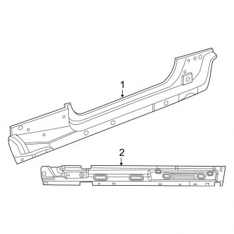 2021 Jeep Wrangler Replacement Rocker Panels | CARiD