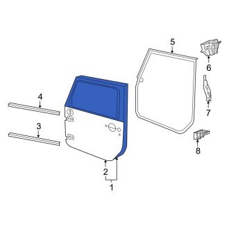 Jeep Wrangler Replacement Door Shells & Skins — CARiD.com