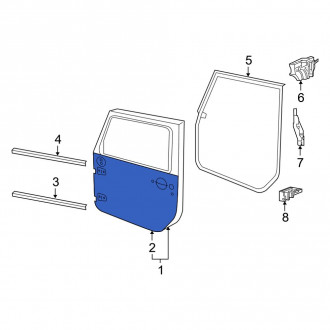 Jeep Wrangler Replacement Door Shells & Skins | CARiD