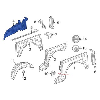 Jeep Wrangler Inner Fenders - Wells, Liners, Shields | CARiD