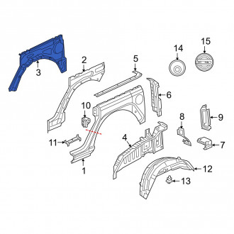 Jeep Wrangler OEM Quarter Panels & Parts | Rear & Front — CARiD.com