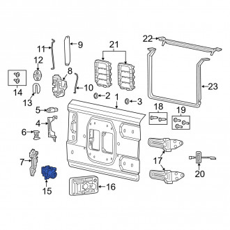 Jeep Wrangler OEM Doors & Parts | Shells, Panels, Armrests — CARiD.com