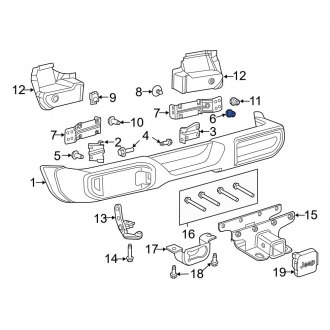 Jeep Wrangler OEM Bumpers - Genuine Front & Rear Bumpers | CARiD