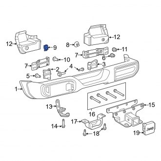 Jeep Gladiator Fender Support Braces & Hardware — CARiD.com