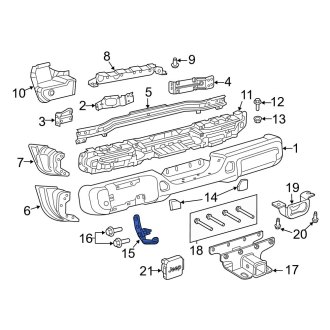Jeep Wrangler OEM Bumpers | Genuine Front & Rear Bumpers — CARiD.com