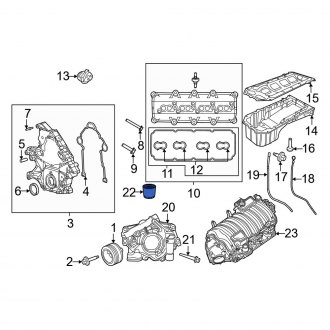 Jeep Grand Wagoneer Engine Oil Filters & Parts | Housings, Adapters ...