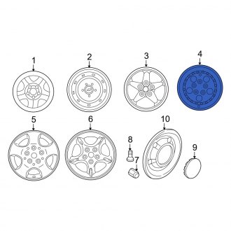 Jeep Cherokee OEM Wheels | Original Steel & Alloy Wheels — CARiD.com