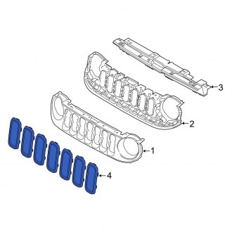 Jeep Renegade Grille Frames & Moldings | CARiD
