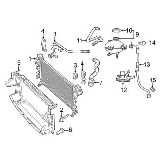 2017 Jeep Renegade OEM Engine Cooling Parts - Radiators | CARiD