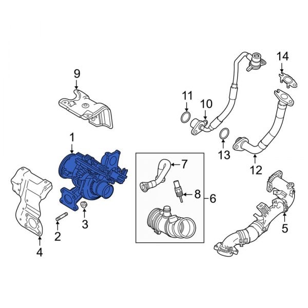 Jeep OE 68440664AA - Turbocharger