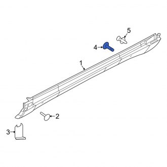 Jeep Renegade Rocker Panel Hardware - Clips, Brackets | CARiD