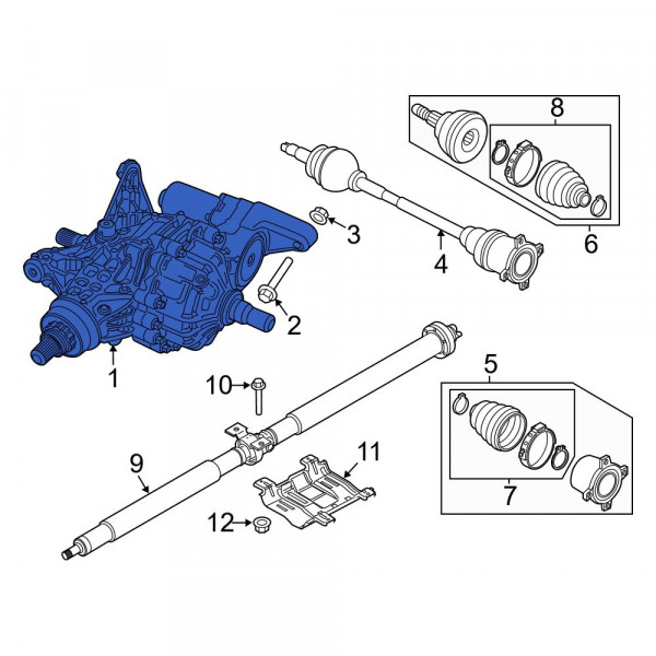 Jeep OE 68580869AA - Rear Differential