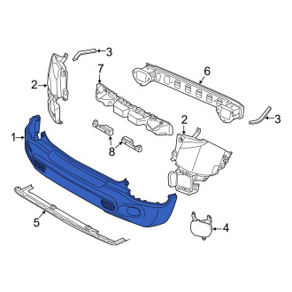 Jeep Renegade Replacement Front Bumpers & Components | CARiD