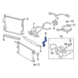 Jeep Renegade Radiator Hoses & Clamps - Lower, Upper | CARiD