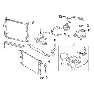 OEM Engine Cooling Parts | Radiators, Fans, Pumps, Hoses — CARiD.com