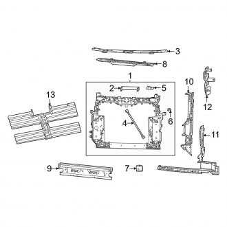 2022 Jeep Grand Cherokee Radiator Supports | CARiD