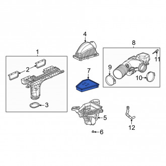 Jeep Grand Cherokee OEM Air Intake Parts - Filters, Manifolds | CARiD