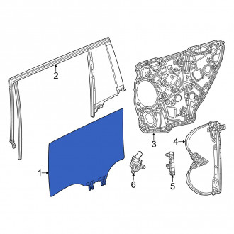 Jeep Grand Cherokee Window Glass - Door Glass | CARiD