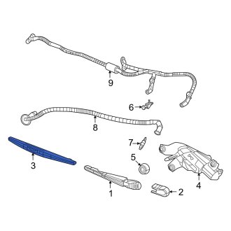 Jeep Grand Wagoneer Wiper Blade Refills & Adapters | CARiD