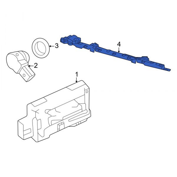 Jeep OE 68459796AC - Rear Liftgate Motion Sensor