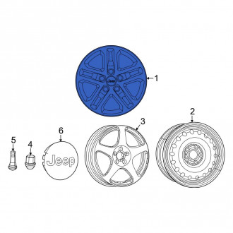Jeep Grand Cherokee OEM Wheels | Original Steel & Alloy Wheels — CARiD.com