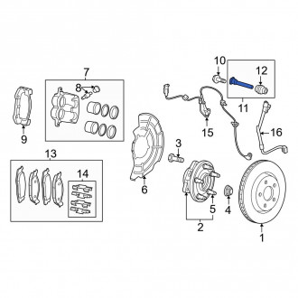 Jeep OEM Brake Parts | Pads, Bleeders, Rotors, Lines — CARiD.com