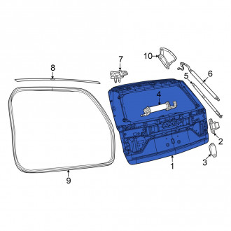 Jeep Grand Cherokee Replacement Trunk Lids — CARiD.com