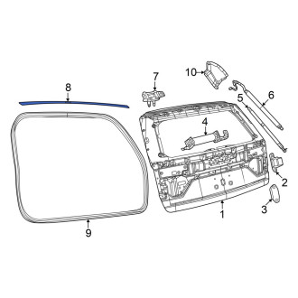 Jeep Grand Cherokee Trunk & Tailgate Seals — CARID.com