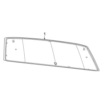 2022 Jeep Grand Cherokee Rear Window Glass | CARiD