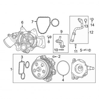 Jeep Grand Wagoneer Water Pumps | Electric, Mechanical — CARiD.com