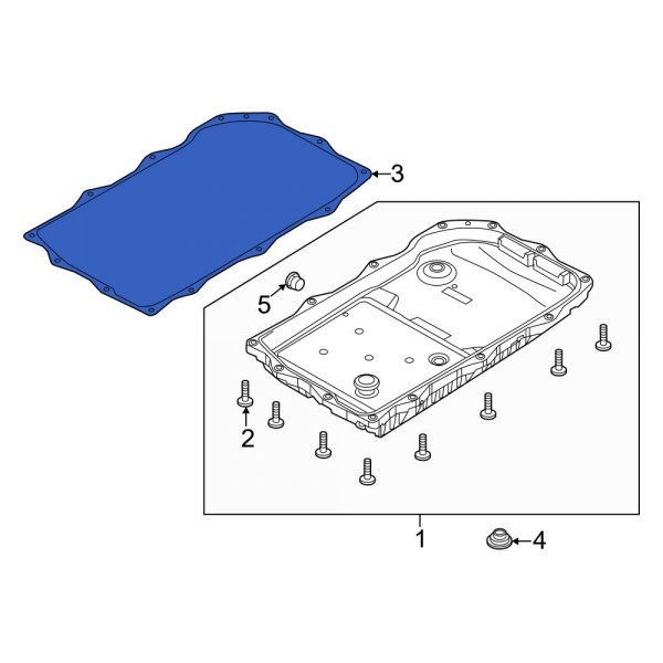 Jeep OE 68522534AA - Transmission Oil Pan Gasket