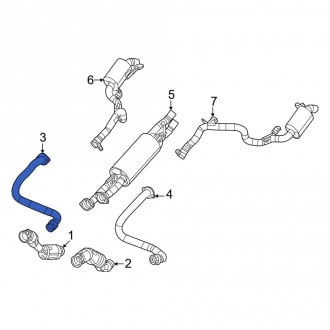Jeep Grand Wagoneer Exhaust Pipes | Straight, Flex, Y/X-Pipes, Side ...