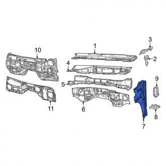 Jeep Wagoneer Cowl Panels & Parts | Vent Grills — CARiD.com