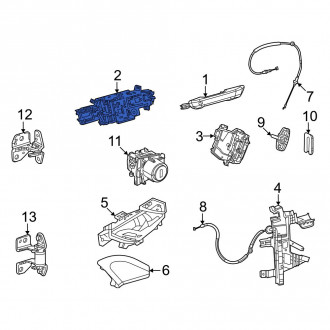 Jeep Grand Wagoneer Door Handles & Window Crank Handles | CARiD