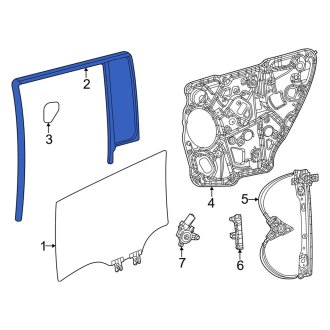 Jeep Grand Wagoneer Replacement Window Seals | CARiD