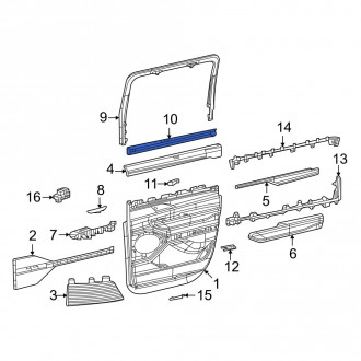 Jeep Window Trim | Moldings, Pillar Posts, Sills — CARiD.com