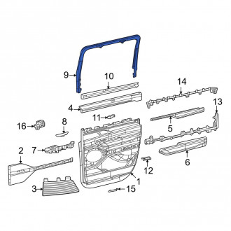 Jeep Grand Wagoneer Window Trim | Moldings, Pillar Posts — CARiD.com