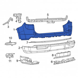 Jeep Grand Wagoneer Replacement Front Bumpers & Components | CARiD
