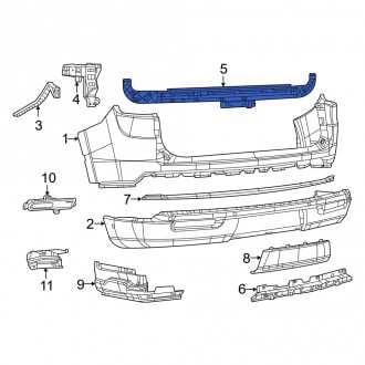 Jeep Wagoneer OEM Bumpers | Genuine Front & Rear Bumpers — CARiD.com
