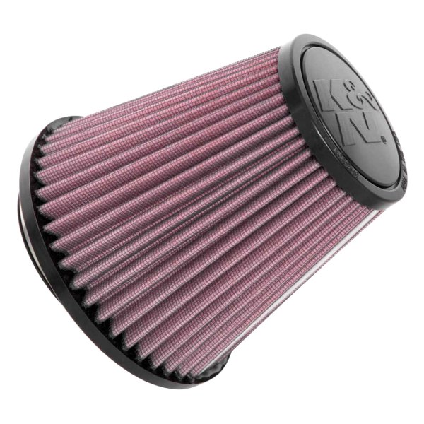 K&N® RU-1637 - Round Tapered Red Air Filter (3.25" F x 5.75" B x 3.5" T ...