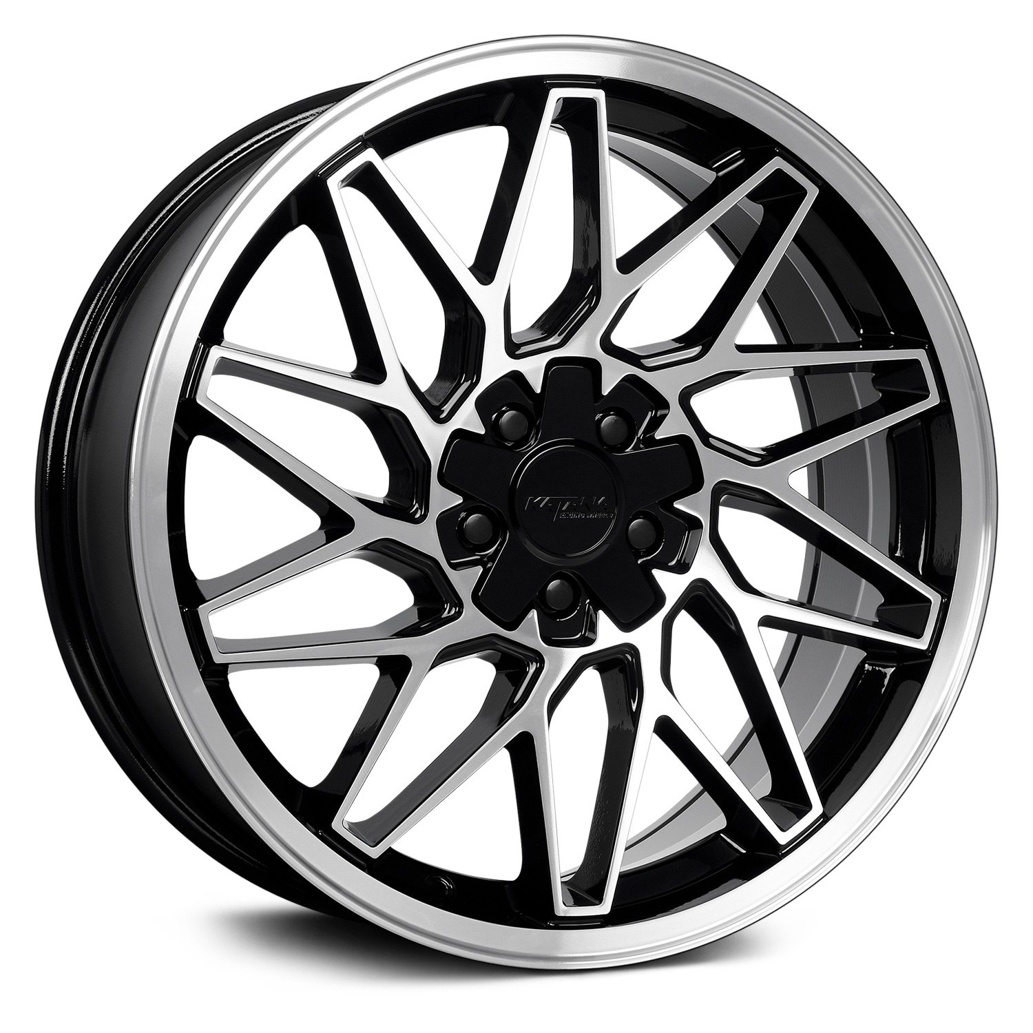 KATANA® KR09 Wheels - Gloss Black with Machined Face Rims